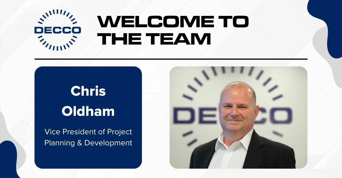 DECCO, Inc. Announces Chris Oldham as New Vice President of Planning ...